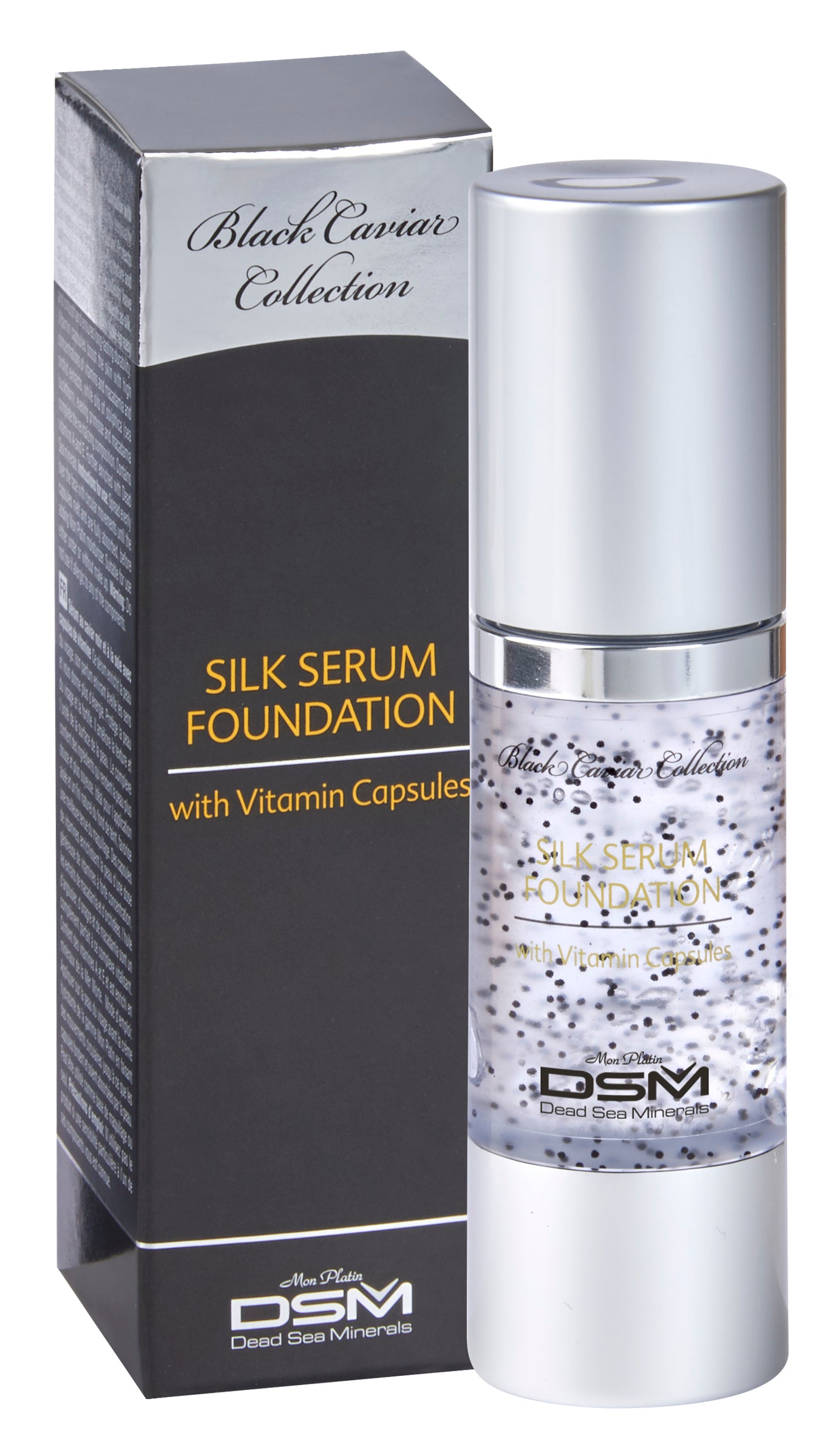 Black Caviar Silk Serum Foundation – Mon Platin Mauritius